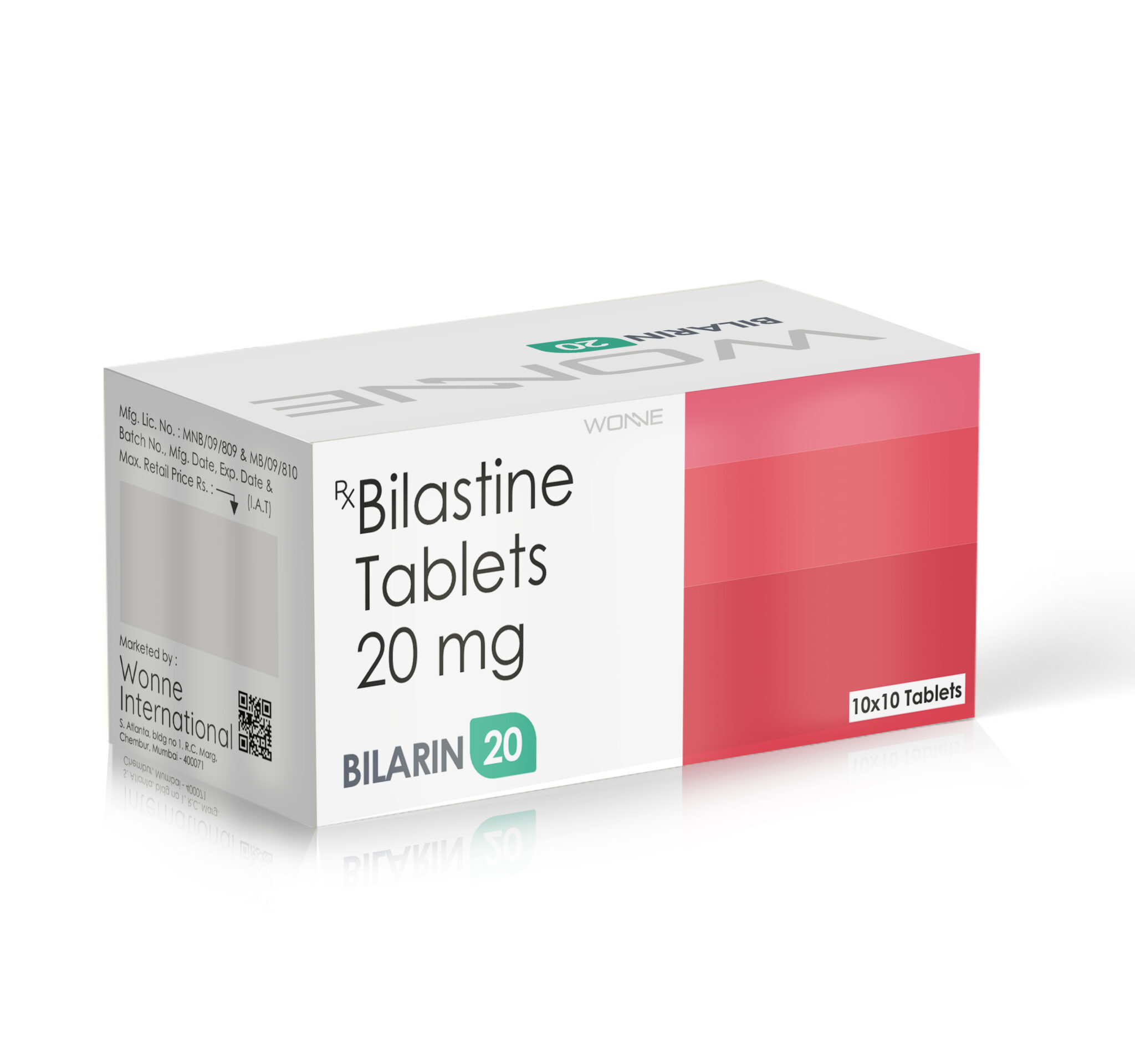 Bilastine 20 mg Tablets - Bilarin 20 Tablets