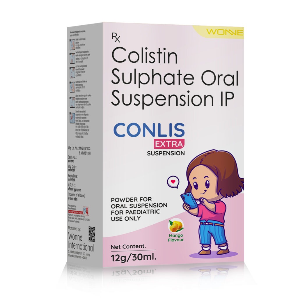 Colistin Sulphate Oral Suspension IP - Dry Syrup