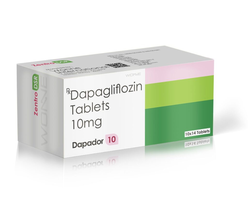 Dapagliflozin 10 MG Tablets - Dapador 10 Tablets