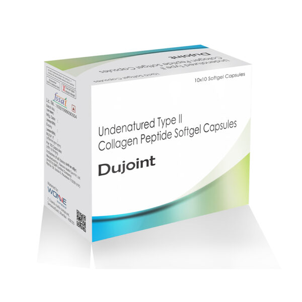 Undenatured Type II Collagen Peptide Soft Gel Capsules - Dujoint Soft ...