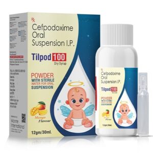 Cefpodoxime Oral Suspension IP 100Mg - Tilpod 100 Suspension - 30ML