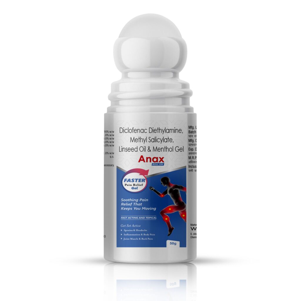 Diclofenac Diethylamine Linseed Oil Methyl Salicylate & Menthol Gel ...