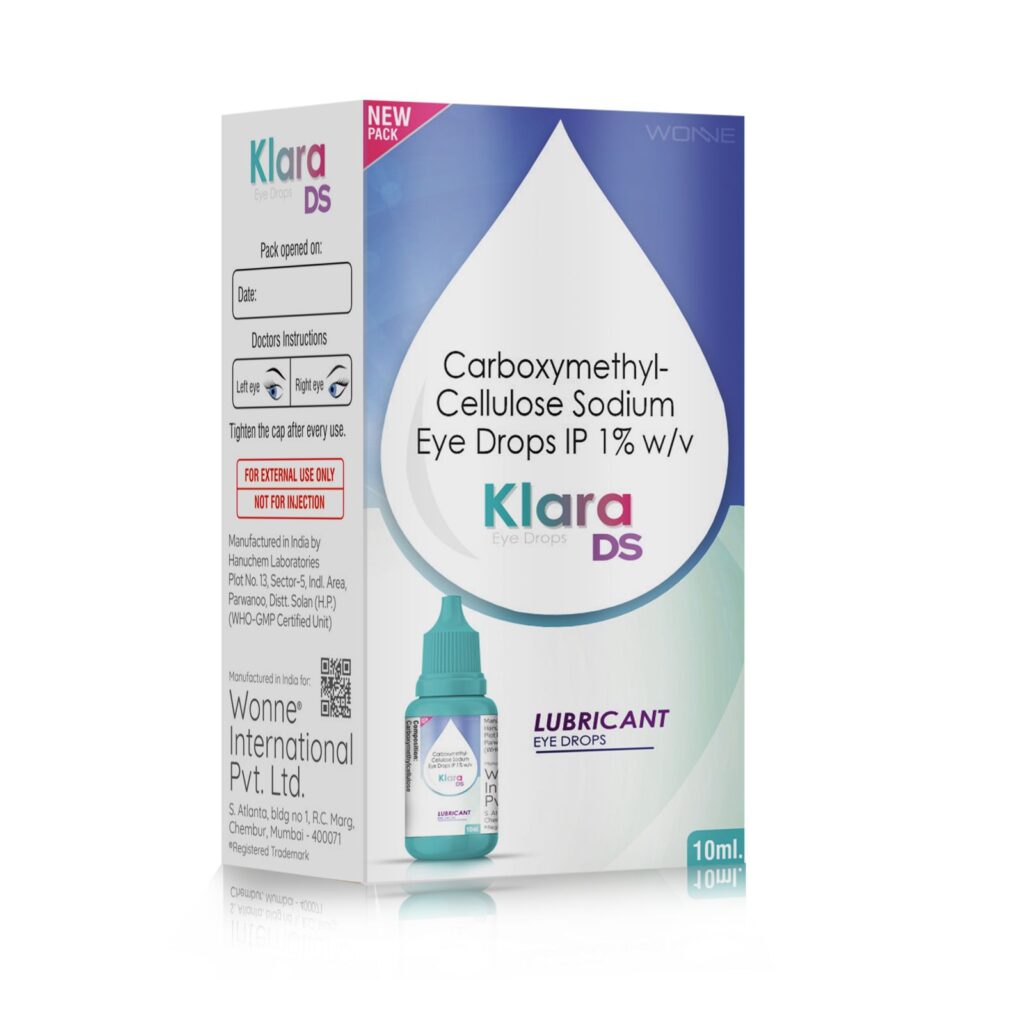 Carboxymethyl Cellulose Sodium Eye Drops IP - KLARA DS - EYE DROP