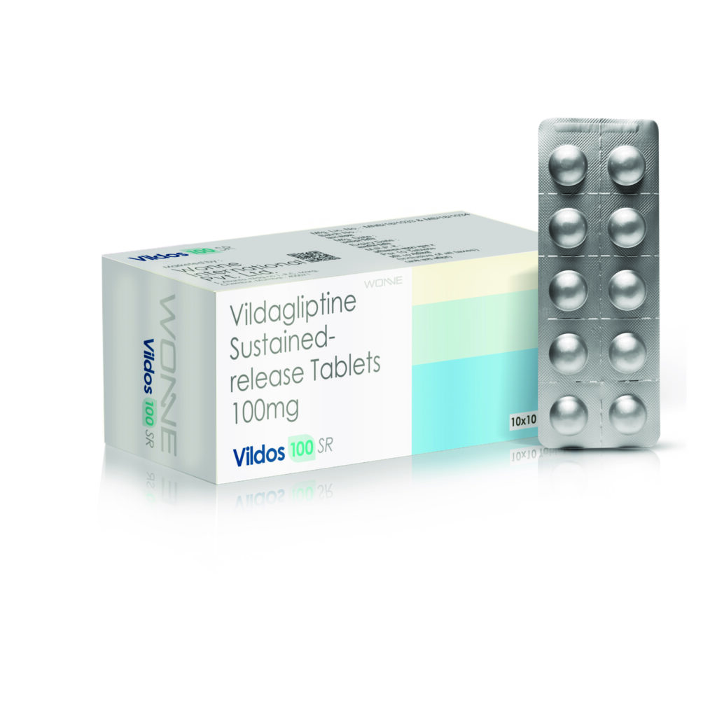 Vildagliptine Sustained Release Tablets 100 mg - Vildos 100 Sr Tablets