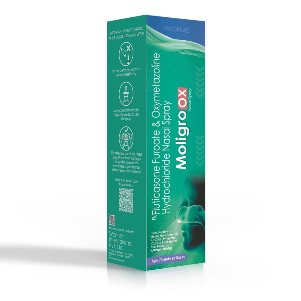 Fluticasone Furoate & Oymetazoline Hydrochloride Nasal Spray - MOLIGRO ...