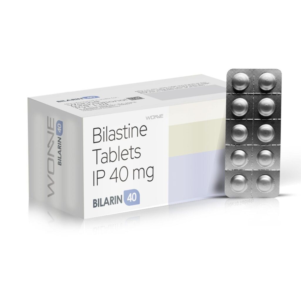 Bilastin Tablets IP 40Mg - BILARIN 40 Tablets
